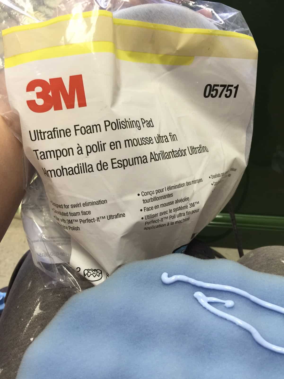 machine polishing pad - Painted by Kayla Payne