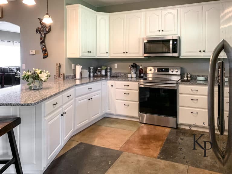 Benjamin Moore Soft Chamois, bye bye honey oak, honey oak kitchen ...